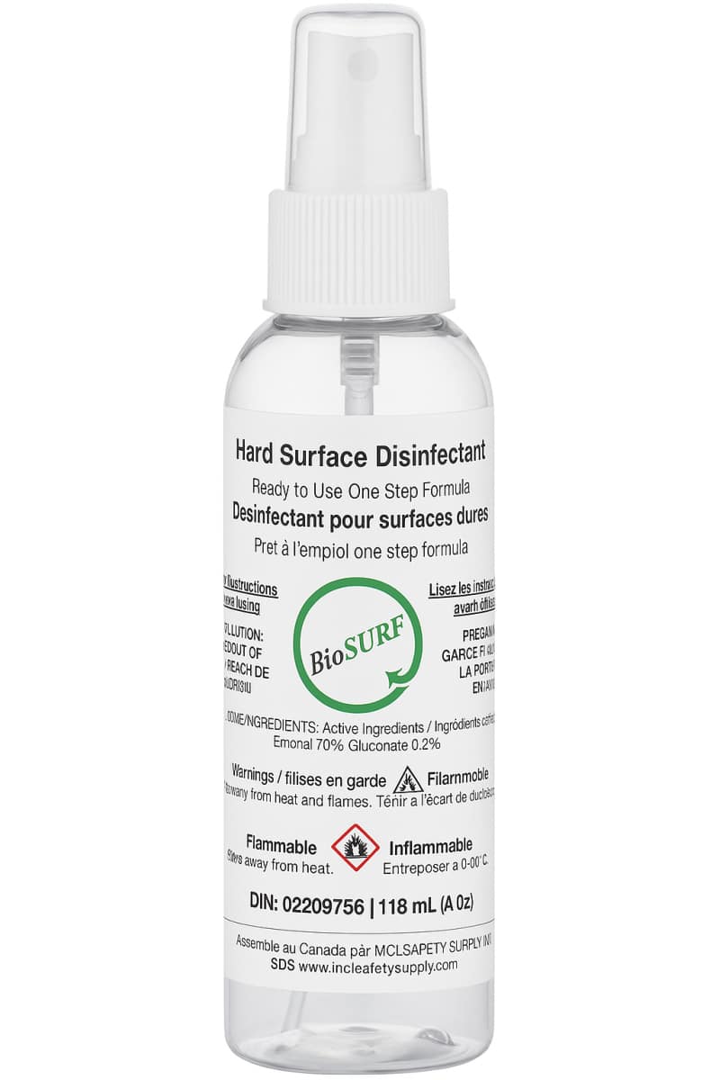 BioSURF™ Disinfectant Germicidal Solution – 125 mL (4.2 oz) – MCI ...